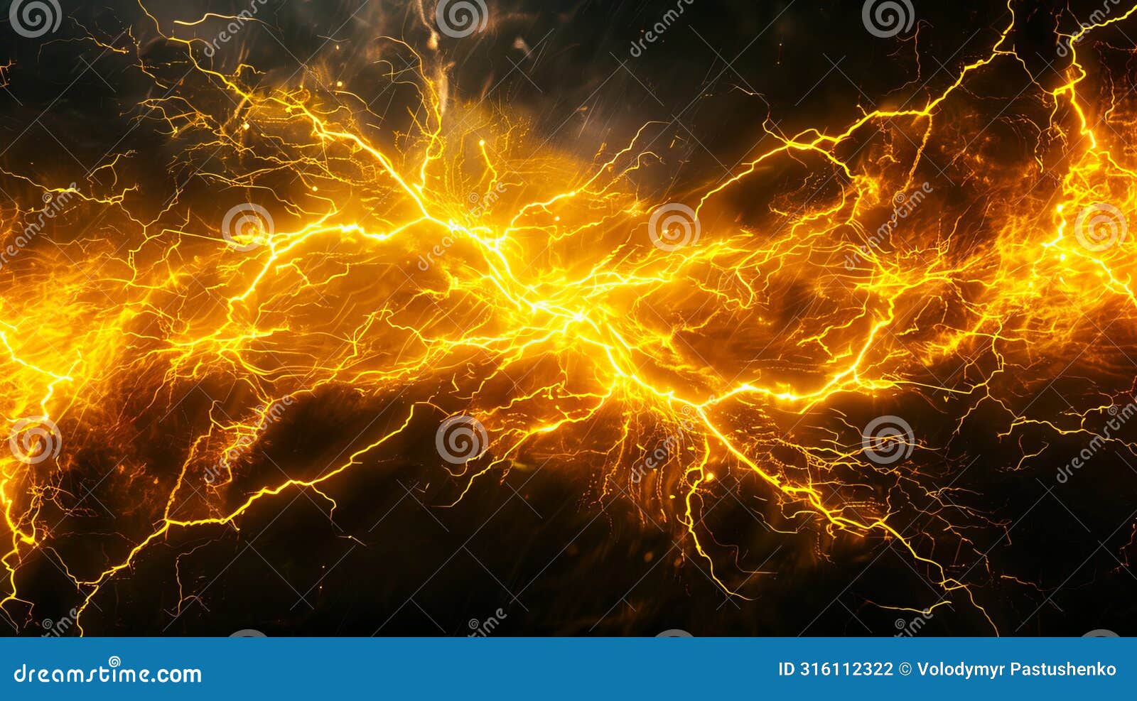 Lightning Wallpapers Hd a Black Background with Yellow Lightning Stock ...