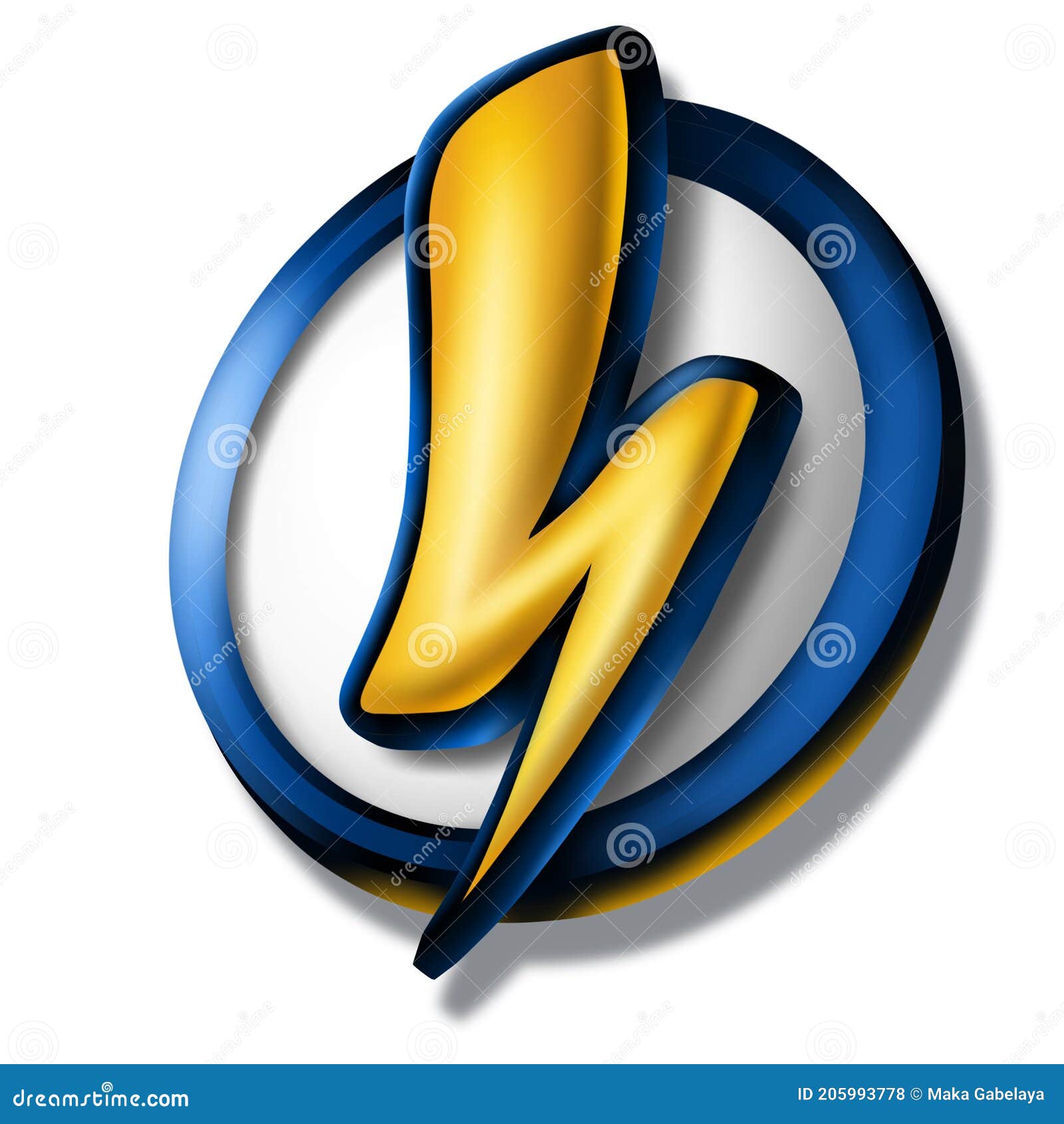 Lightning Web Shape Shiny Arrow Object Stock Illustration ...