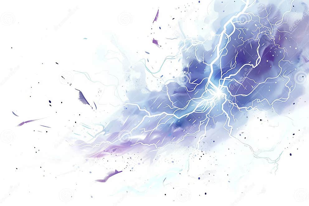 Lightning Web Spreading Across the Frame, Electrifying Trap Spell by a ...