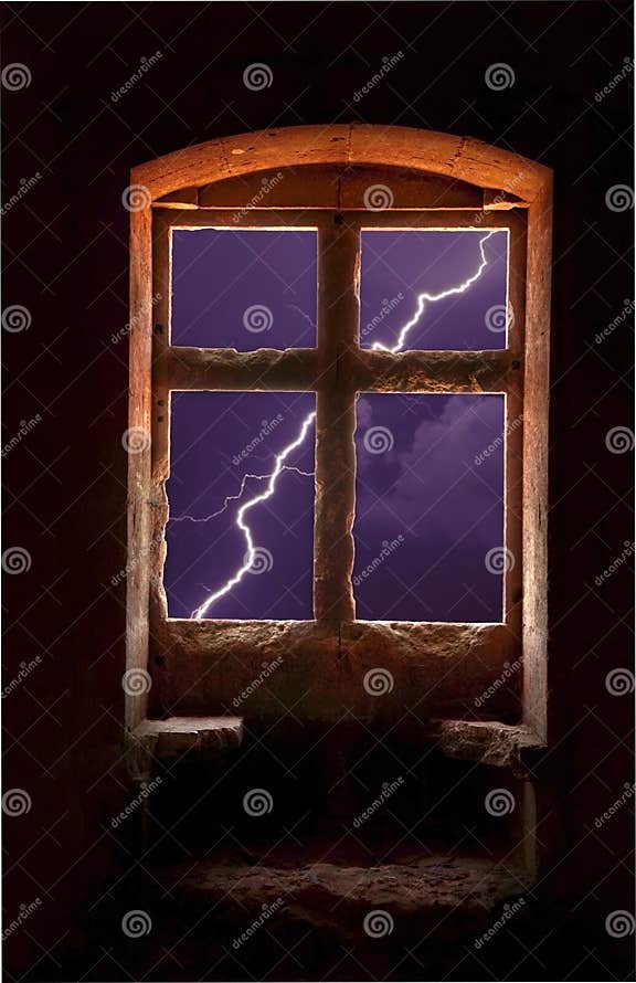 Lightning window stock image. Image of clipping, glass - 22095827