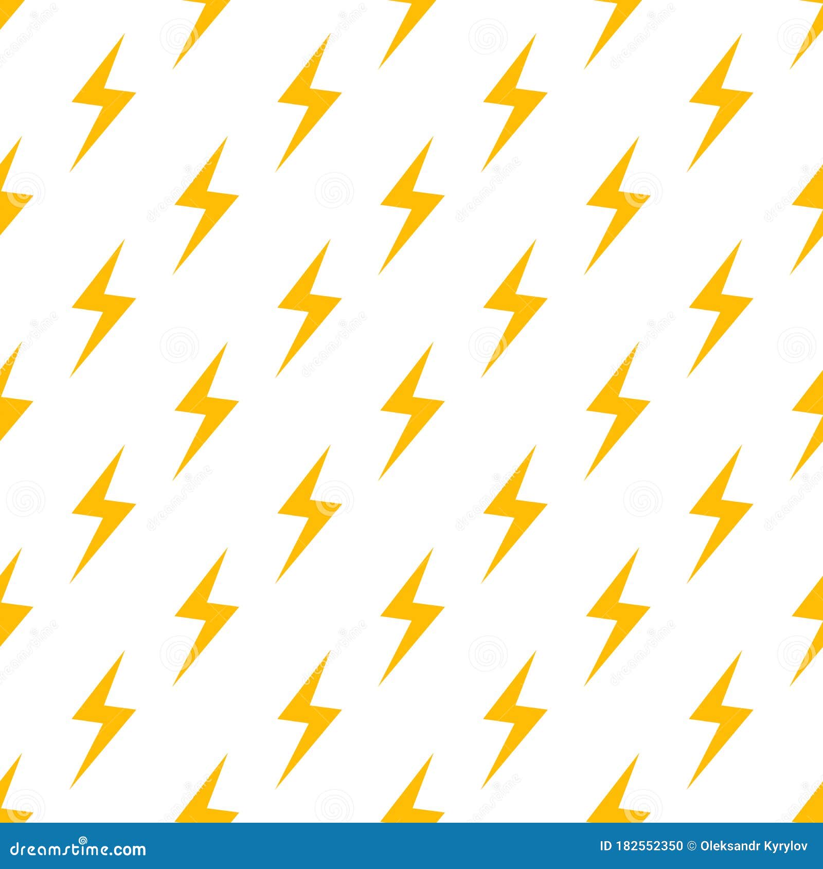 Lightning Yellow Seamless Pattern Background. Texture Pattern. Stock ...
