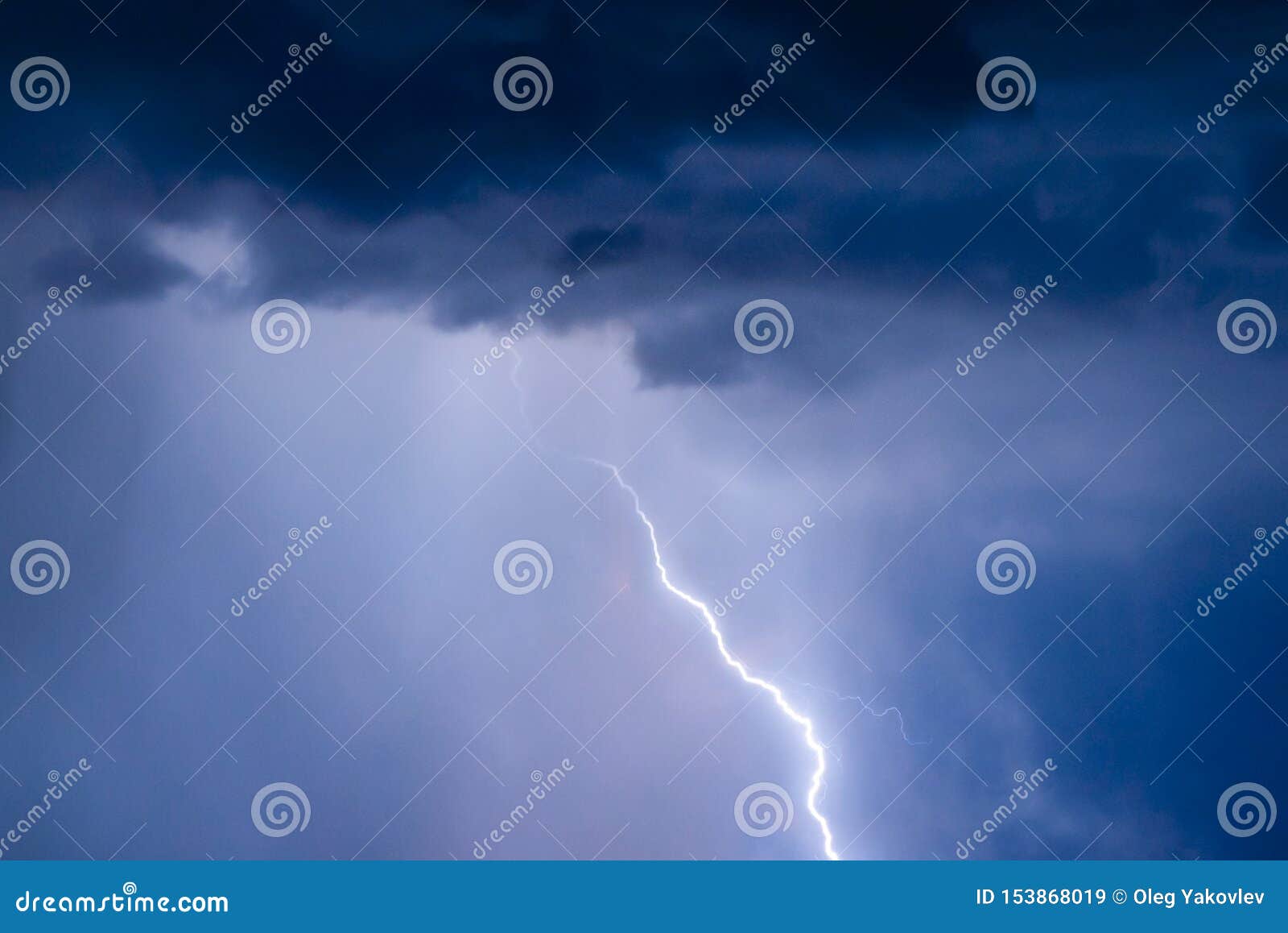 Lightnings and thunder stock image. Image of weather - 153868019