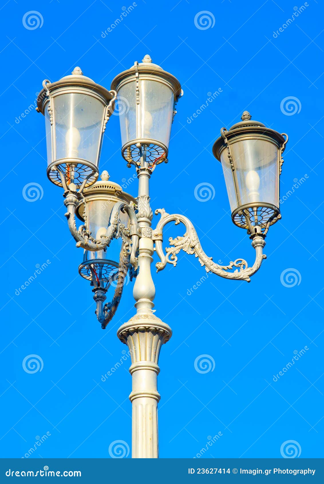 Lightpost stock photo. Image of park, illumination, isolated - 23627414