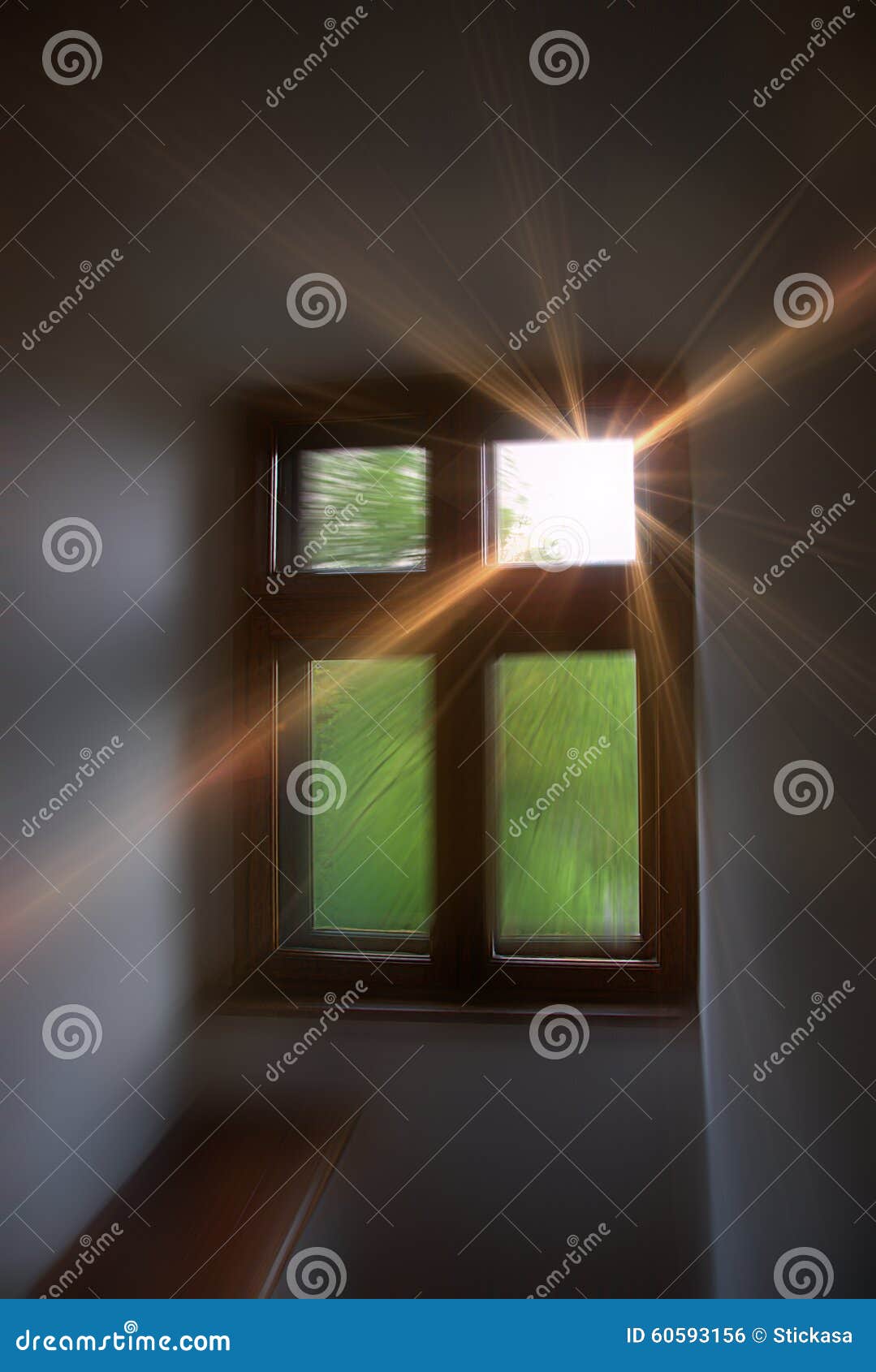 Lightrays through window stock photo. Image of vintage - 60593156