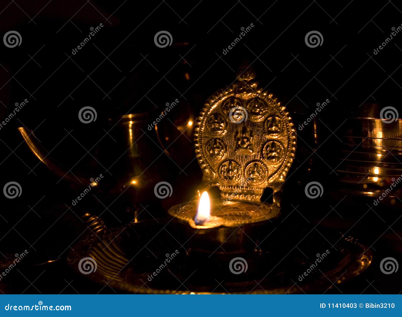 Lights stock image. Image of reflections, bronze, devotional - 11410403