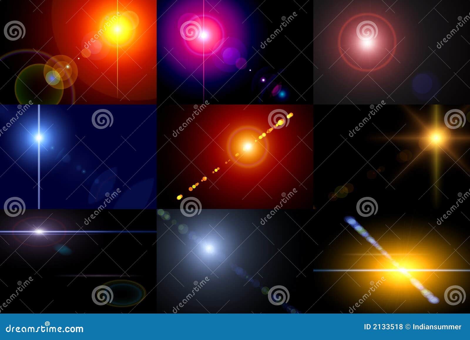 Lights background collage stock illustration. Illustration of party ...