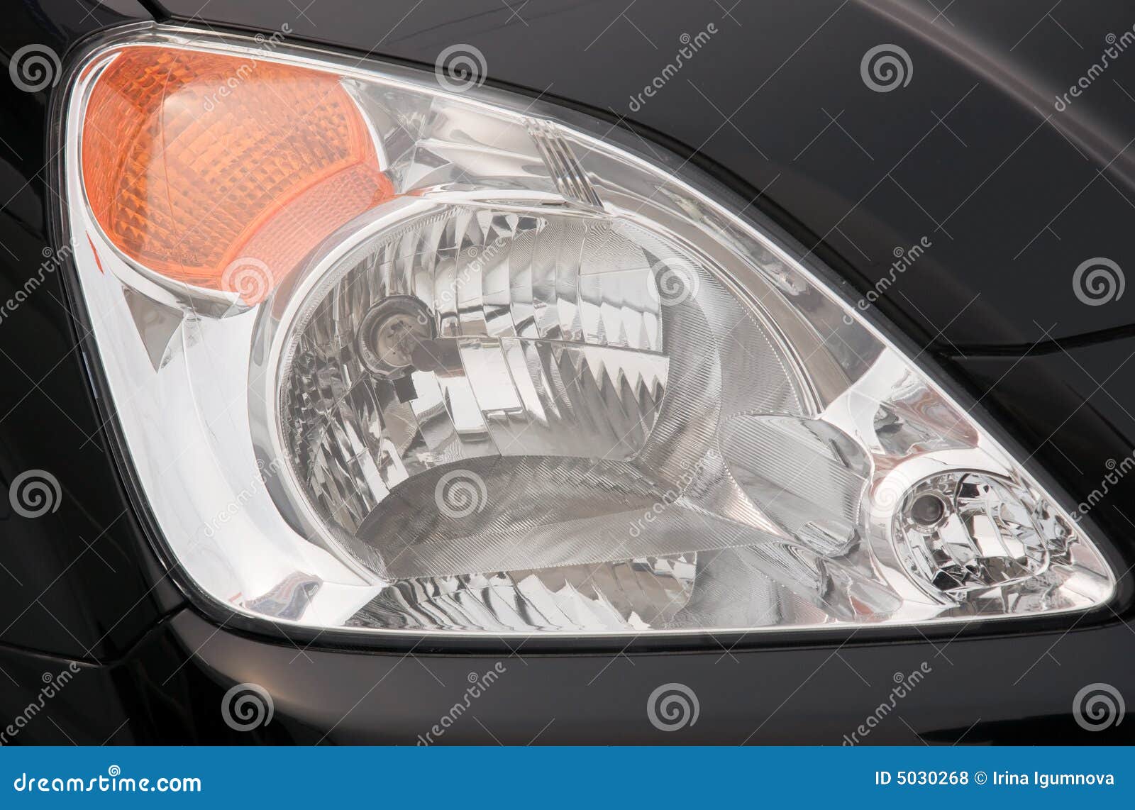 Lights of a car stock photo. Image of front, motor, close - 5030268