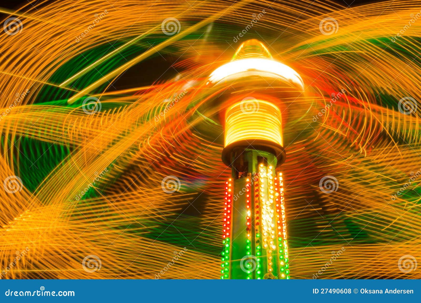Lights at the Fair stock photo. Image of blur, entertainment - 27490608