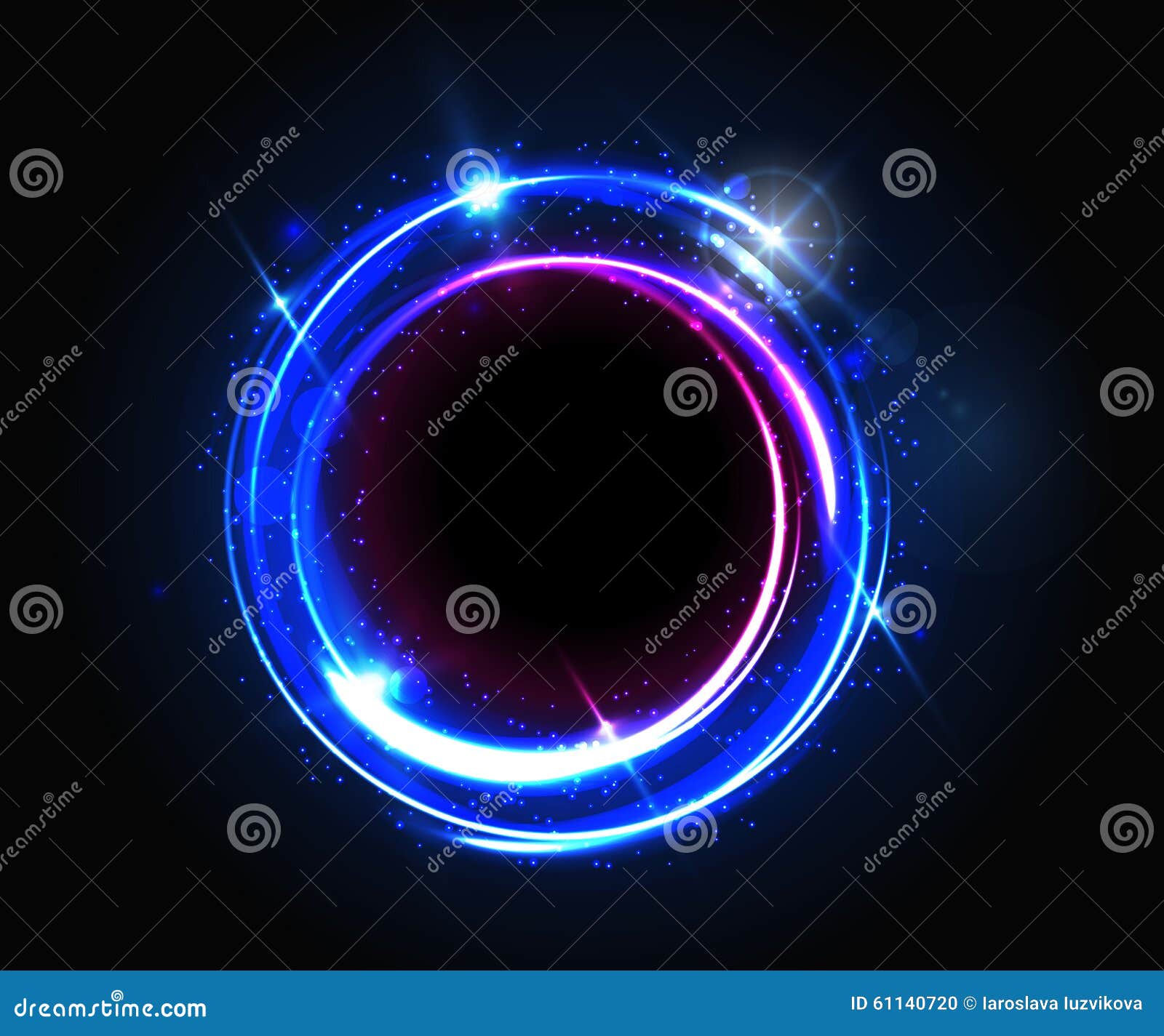 Lights frame stock vector. Illustration of glitter, graphic - 61140720