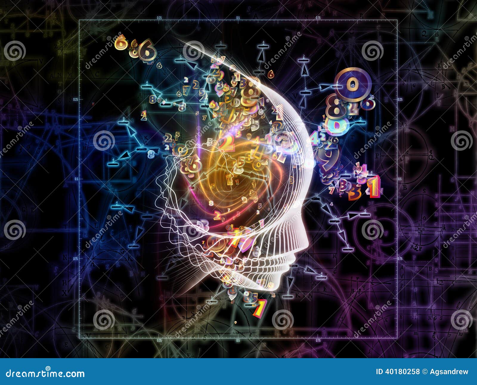 Lights of Geometry stock illustration. Illustration of creativity ...