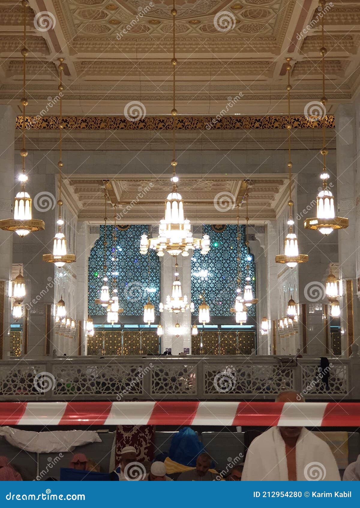 Lights Inside Mosque Editorial Image | CartoonDealer.com #212954280