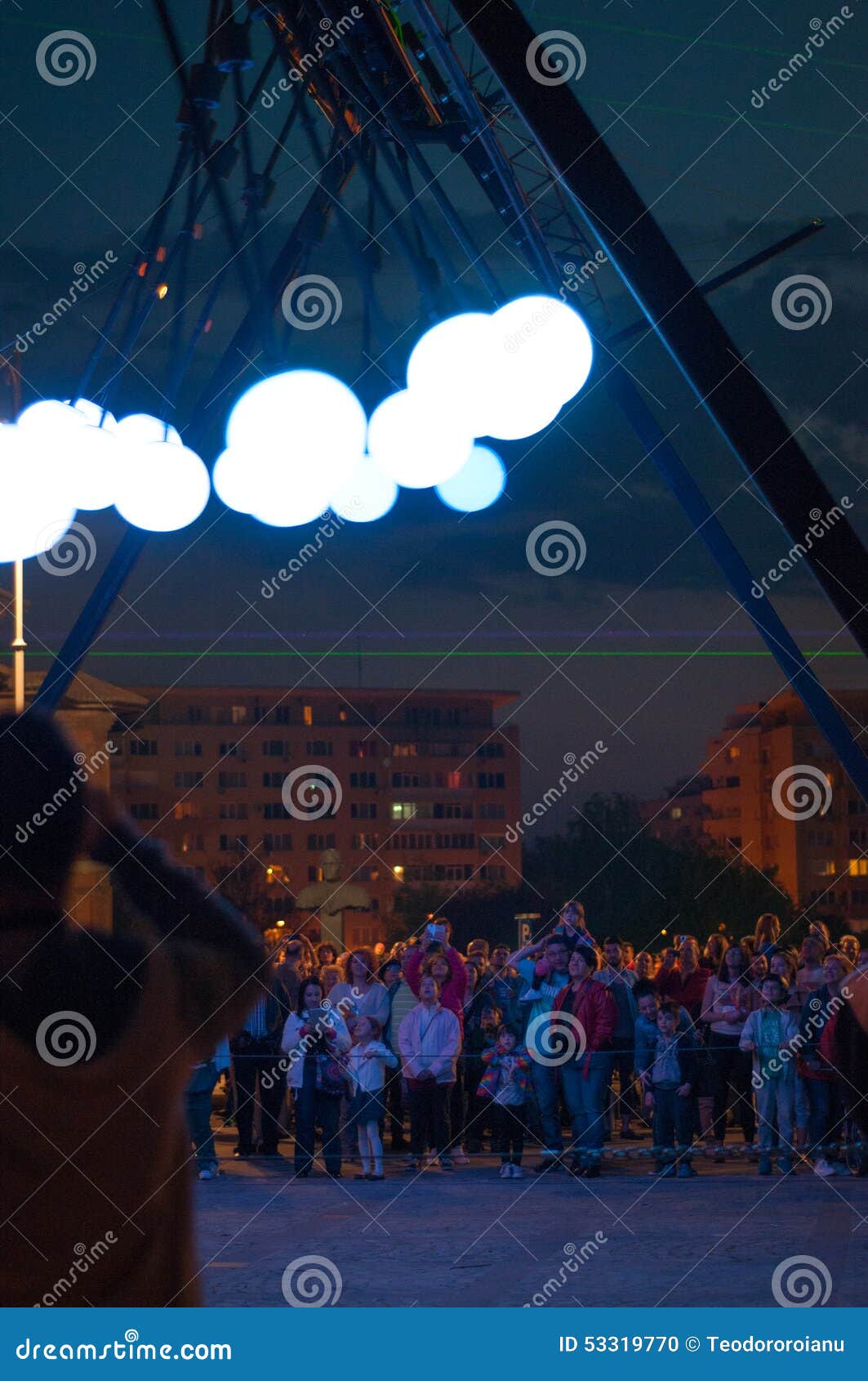 Lights Night in Bucharest 2 Editorial Image - Image of bucuresti, busy ...
