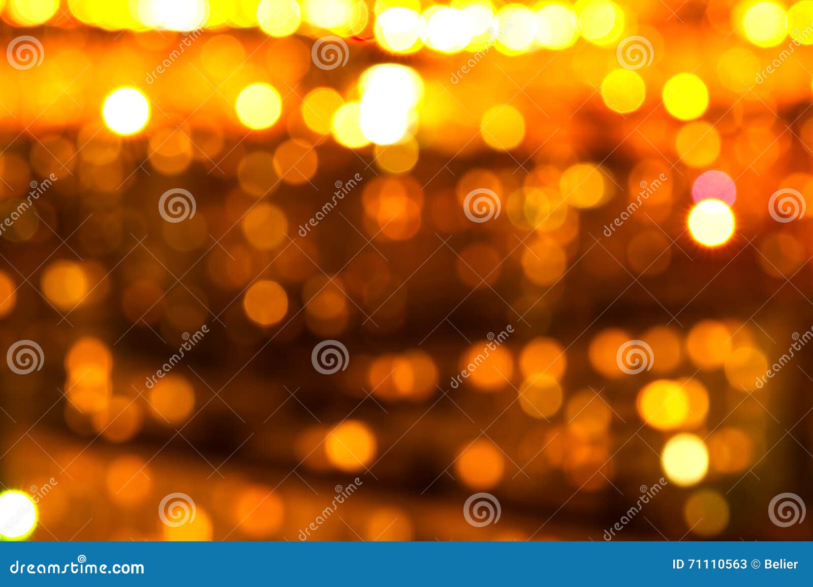 Lights of Night City with Natural Bokeh Effect Stock Image - Image of ...