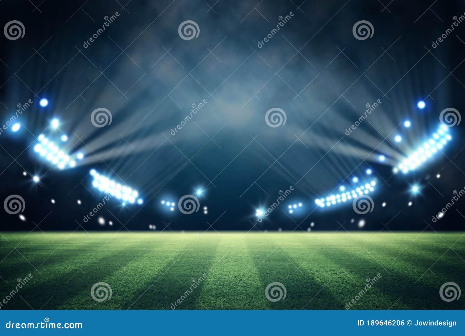 Lights at Night and Stadium Stock Photo - Image of lights, lamp: 189646206