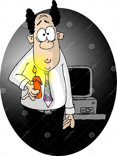 Lights out stock illustration. Illustration of electricity - 31302