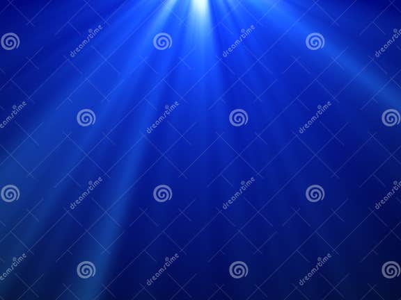 Lights Ray on Blue Background with Copyspace Stock Illustration ...