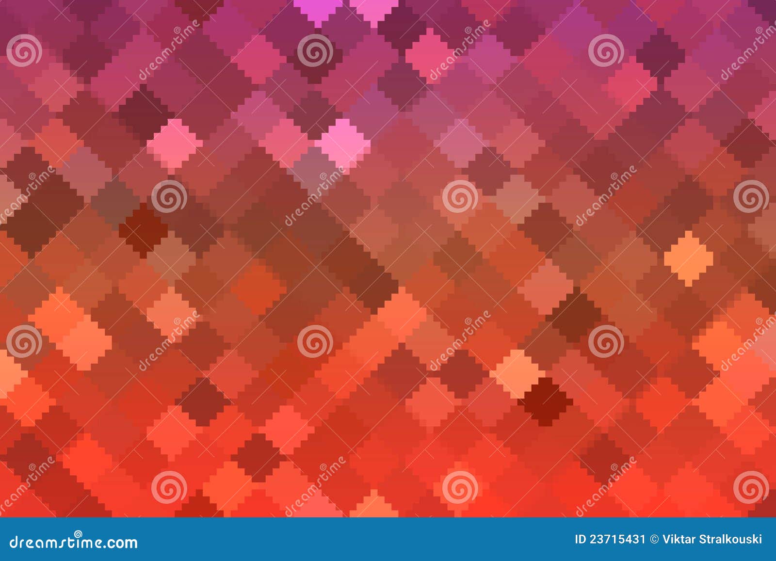Lights Red Square Pixel Mosaic Background Stock Illustration ...