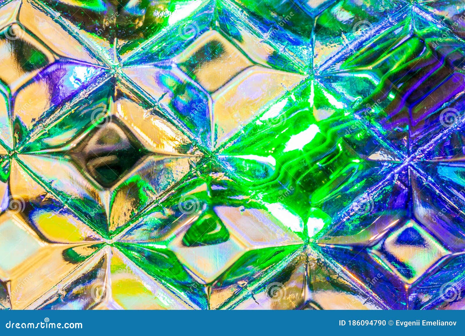 Lights Reflected in the Crystal Background Stock Photo - Image of color ...