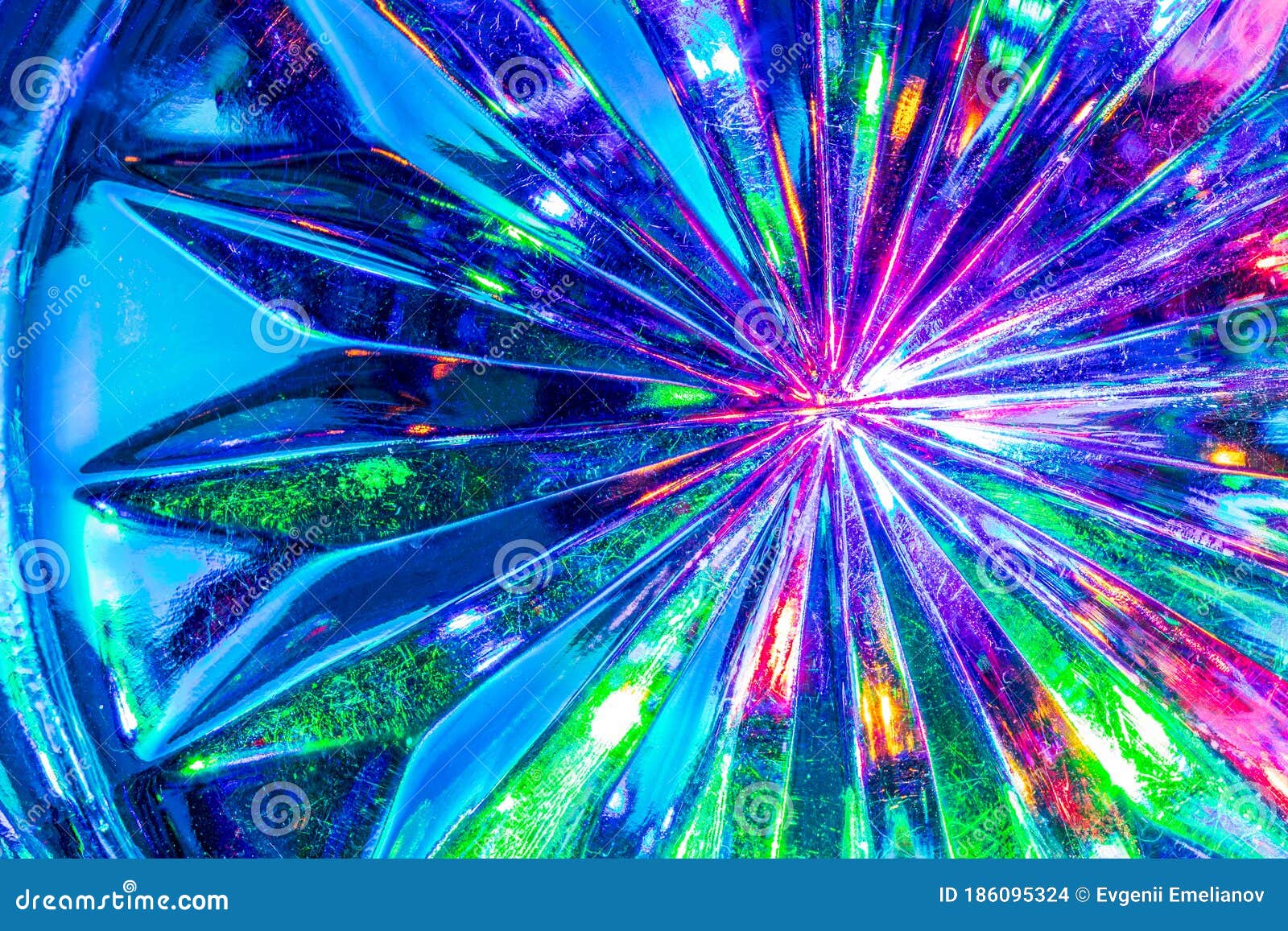 Lights Reflected in the Crystal Background Stock Photo - Image of ...