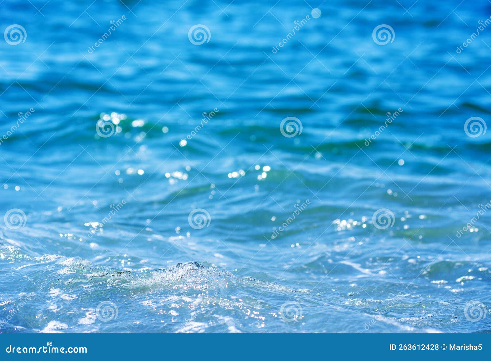 Lights on sea background. stock photo. Image of defocused - 263612428