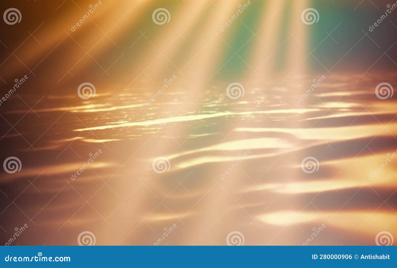 Caustic Effect Light Refraction On Yellow Wall Overlay Photo Mockup ...