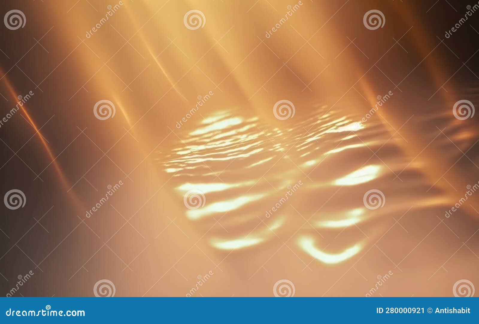 Lights and Shadows on Beige Background Overlay Mode Caustic Effect of ...
