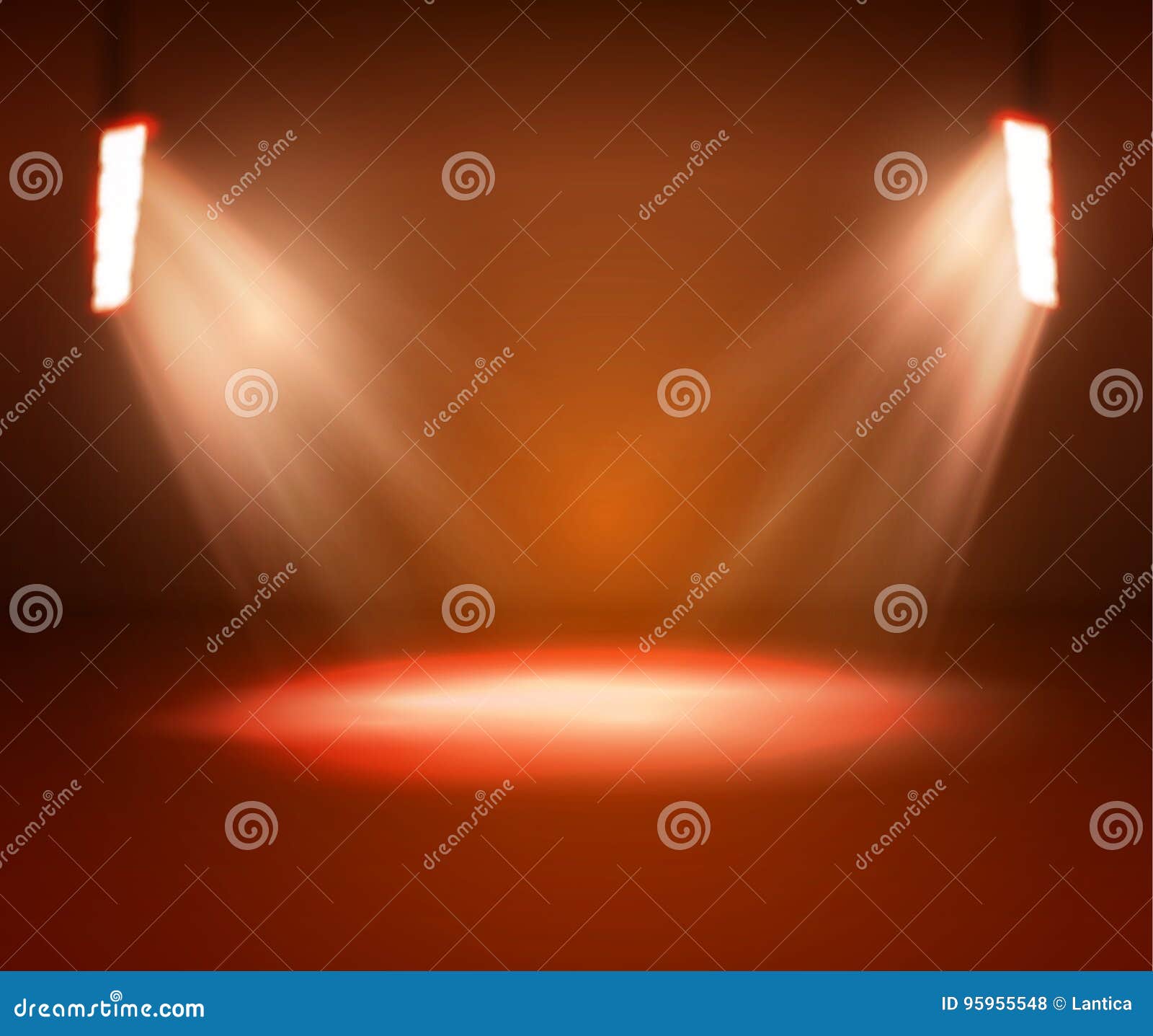 Lights and Shining for Your Design. Color Background. Stock Vector ...