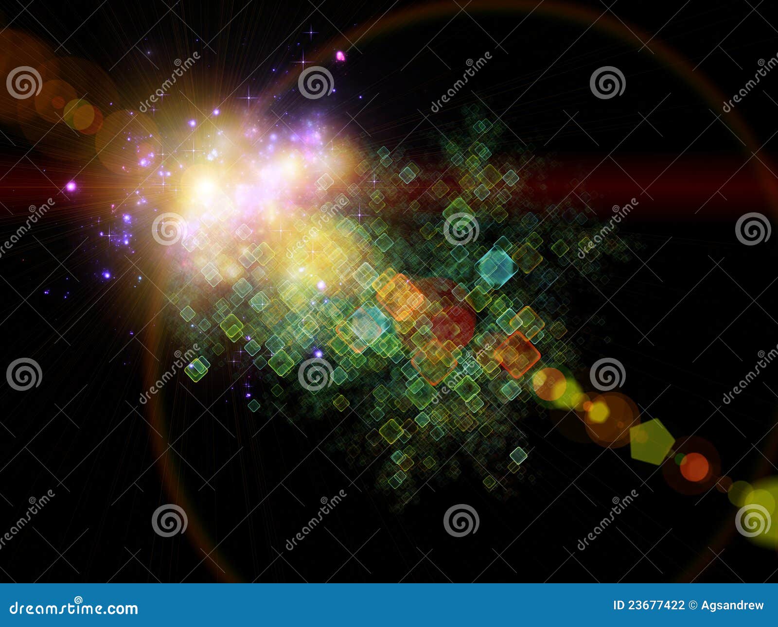 Lights of technology stock illustration. Illustration of background ...