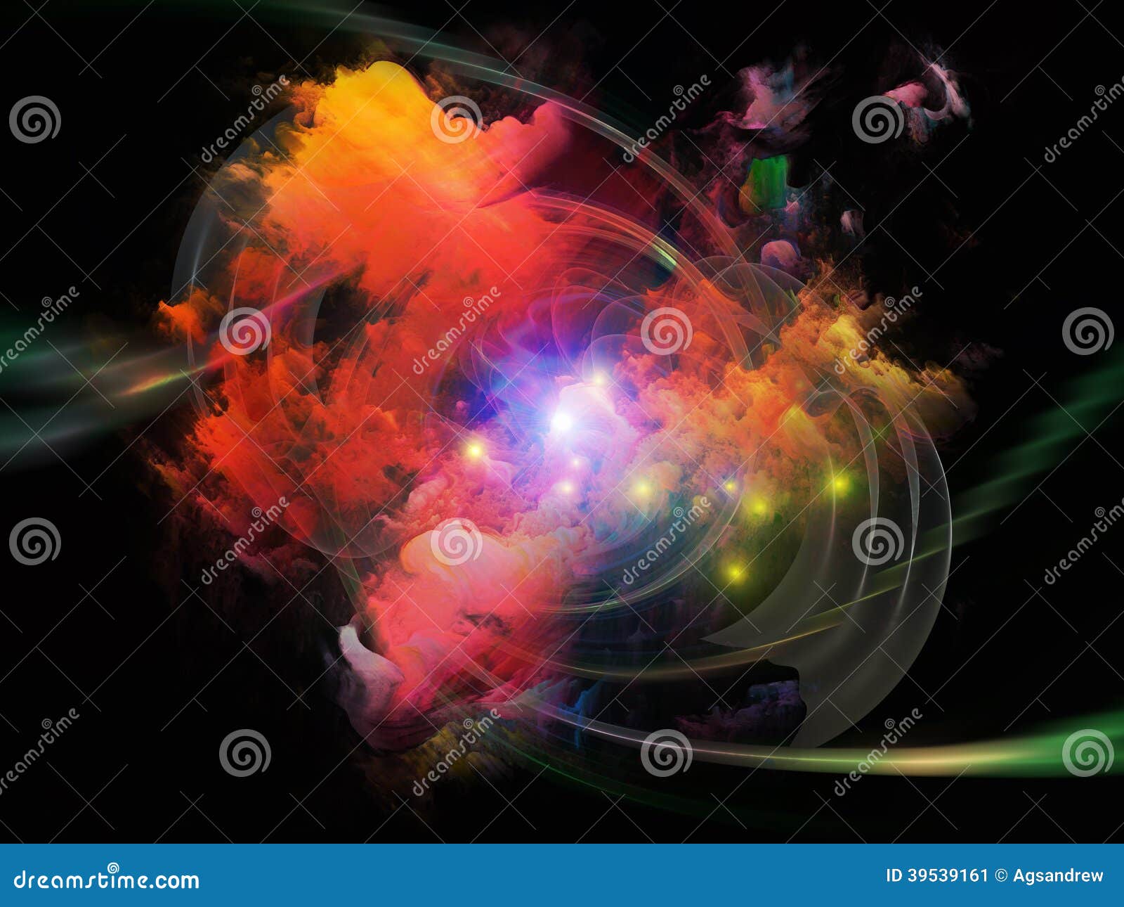 Lights of Vortex stock image. Image of abstract, arrangement - 39539161