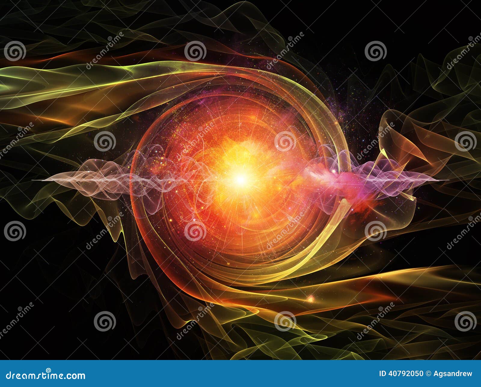 Lights of Vortex stock photo. Image of nucleus, dynamic - 40792050