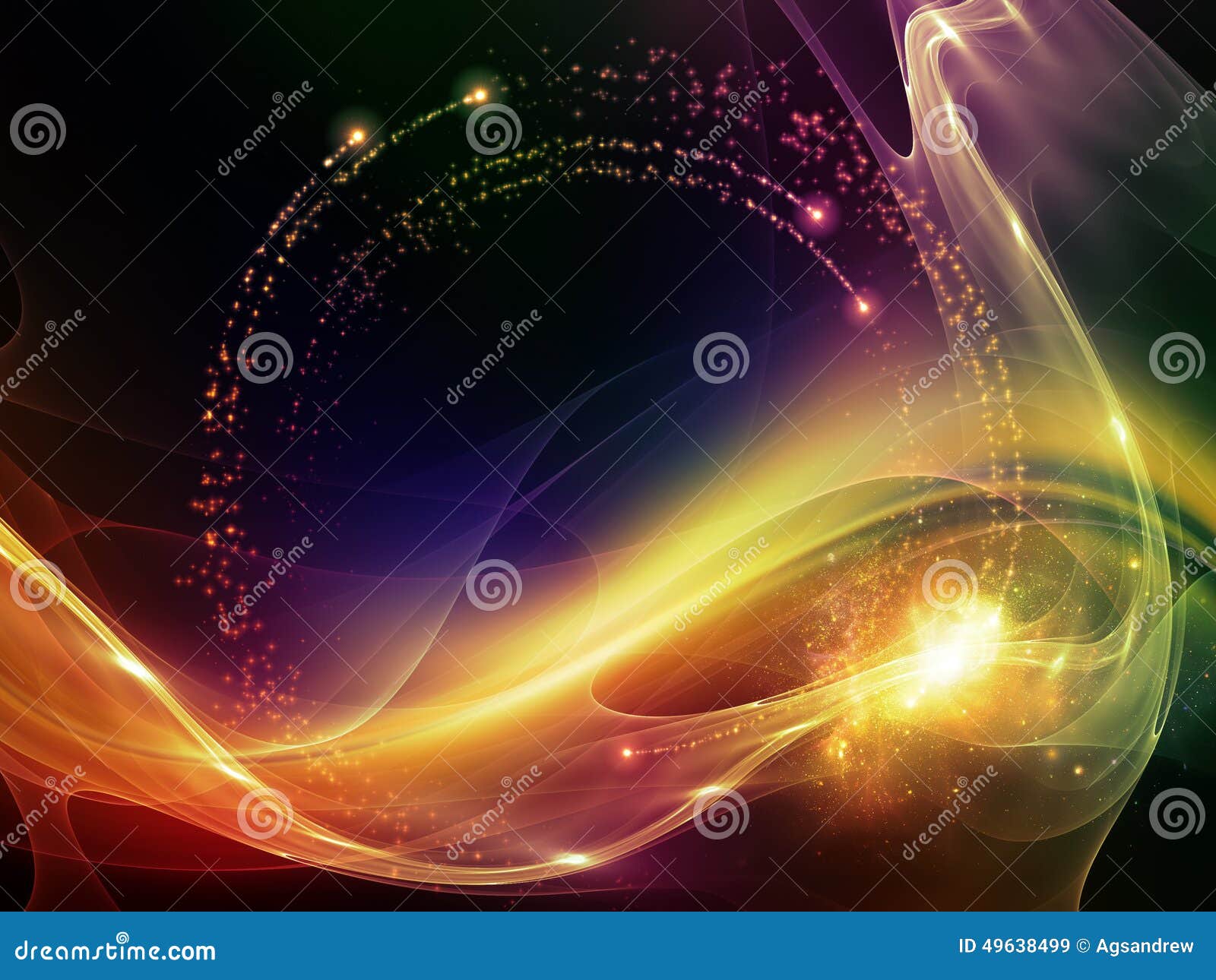Lights of Waves stock illustration. Illustration of backdrop - 49638499