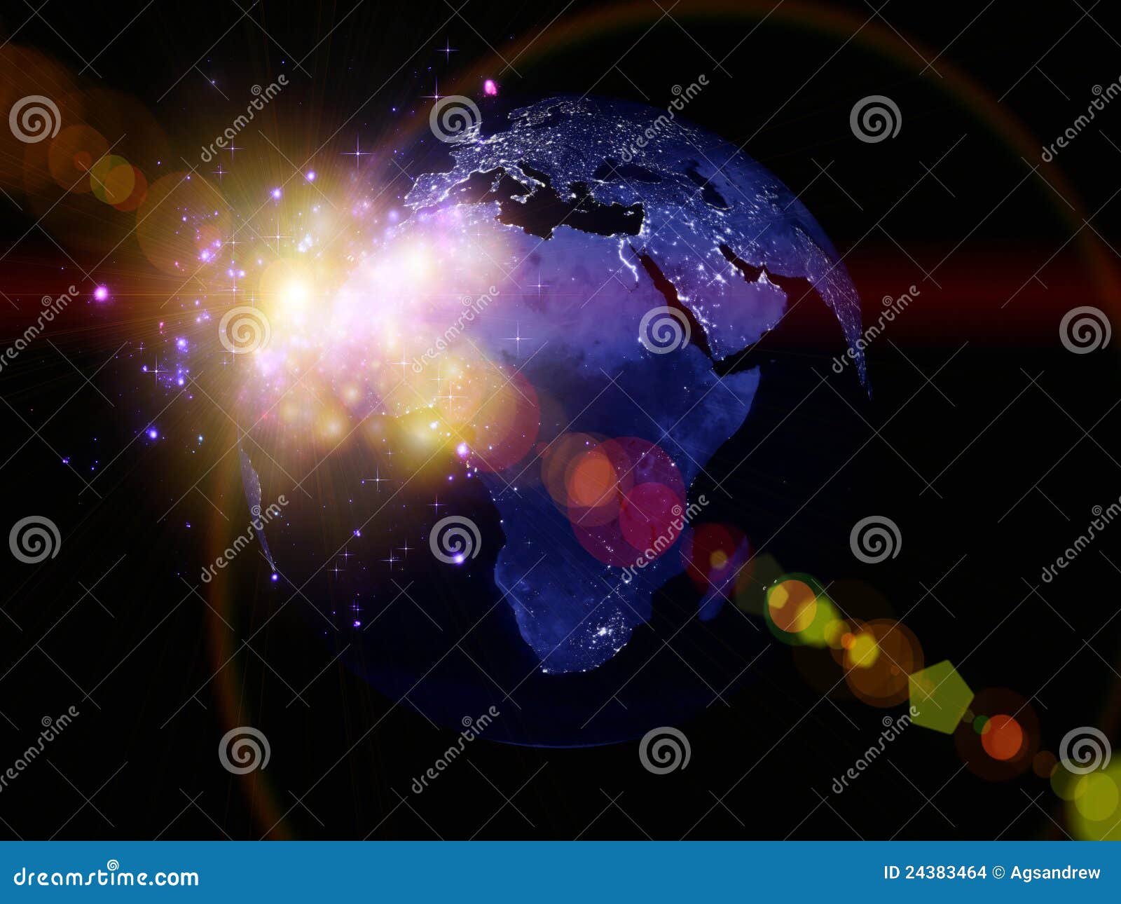 Lights of the World stock photo. Image of africa, light - 24383464