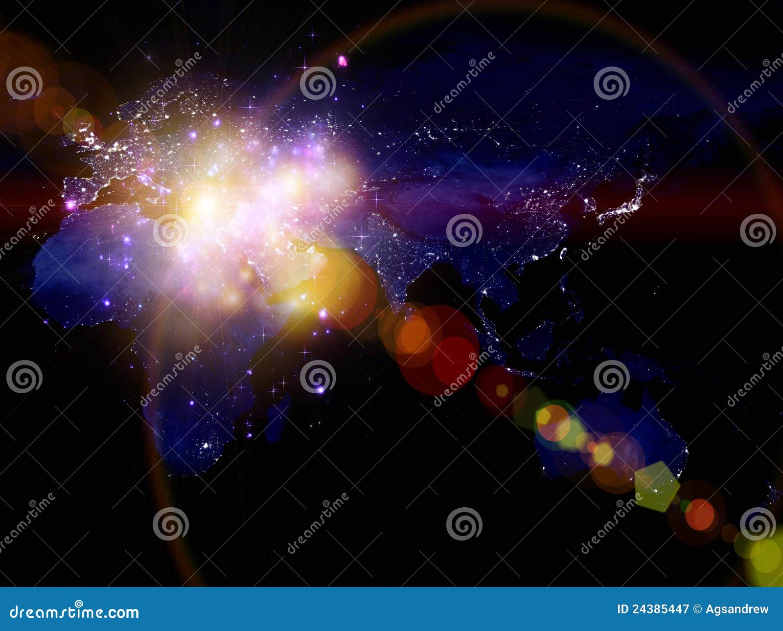 Lights of the World stock image. Image of concept, colorful - 24385447
