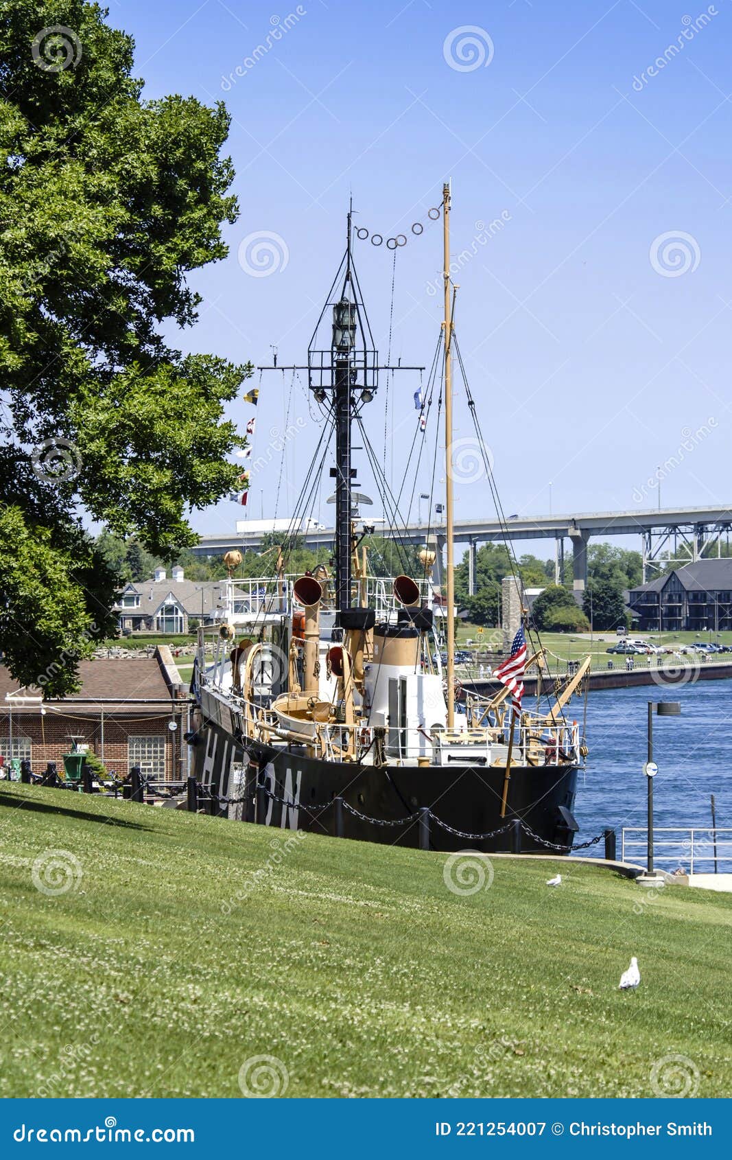 The Lightship Huron at the Edge of Lake Huron Editorial Photography ...