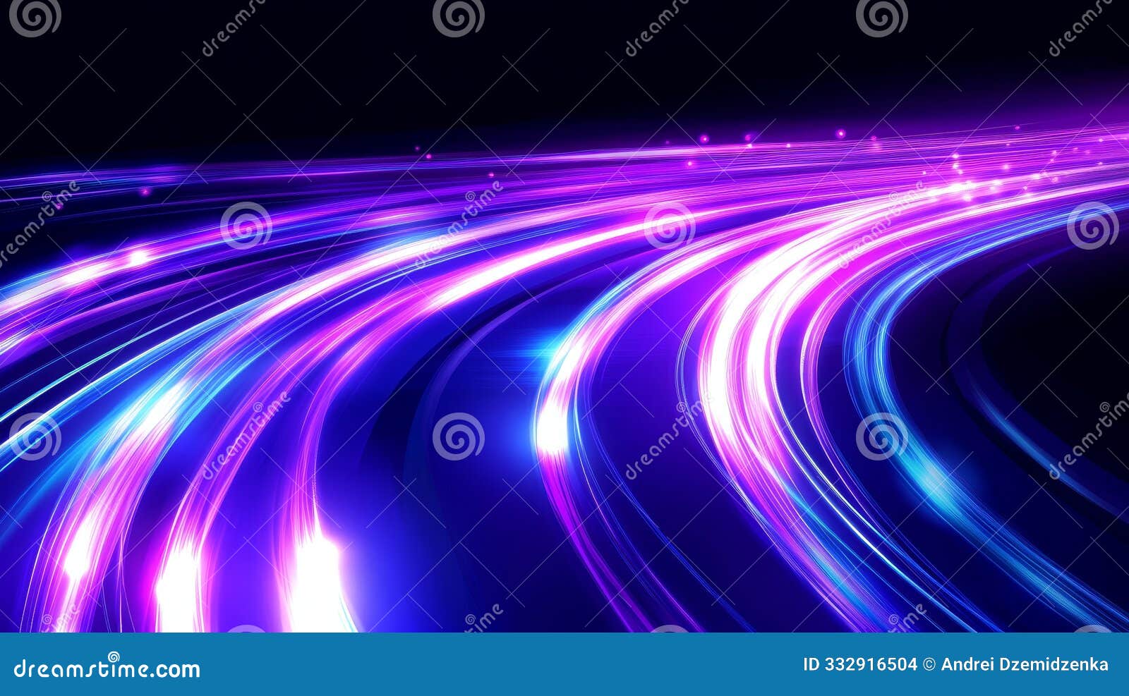 Lightspeed or High-speed Warp Trails, Motion Effect Movement Technology ...
