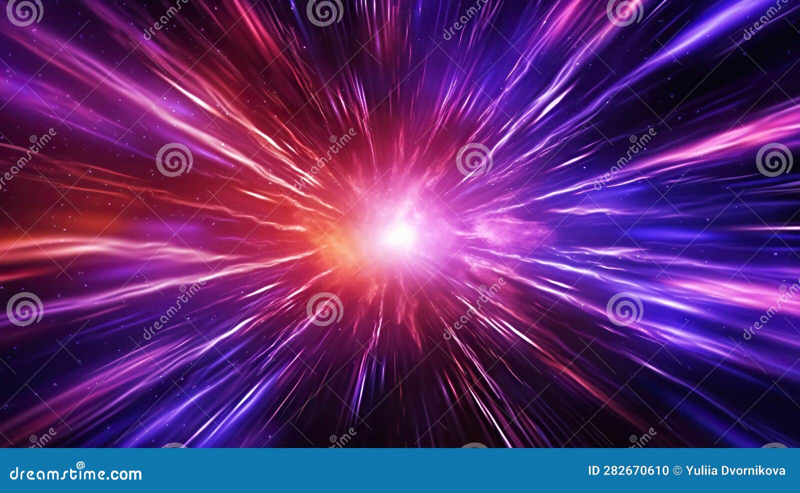 Lightspeed Travel Background. Galaxy and Cosmos Exploration Stock ...