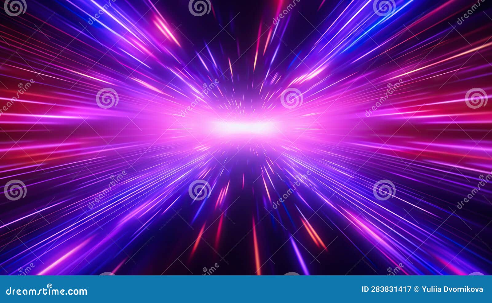 Lightspeed Travel Background. Galaxy and Cosmos Exploration Stock ...