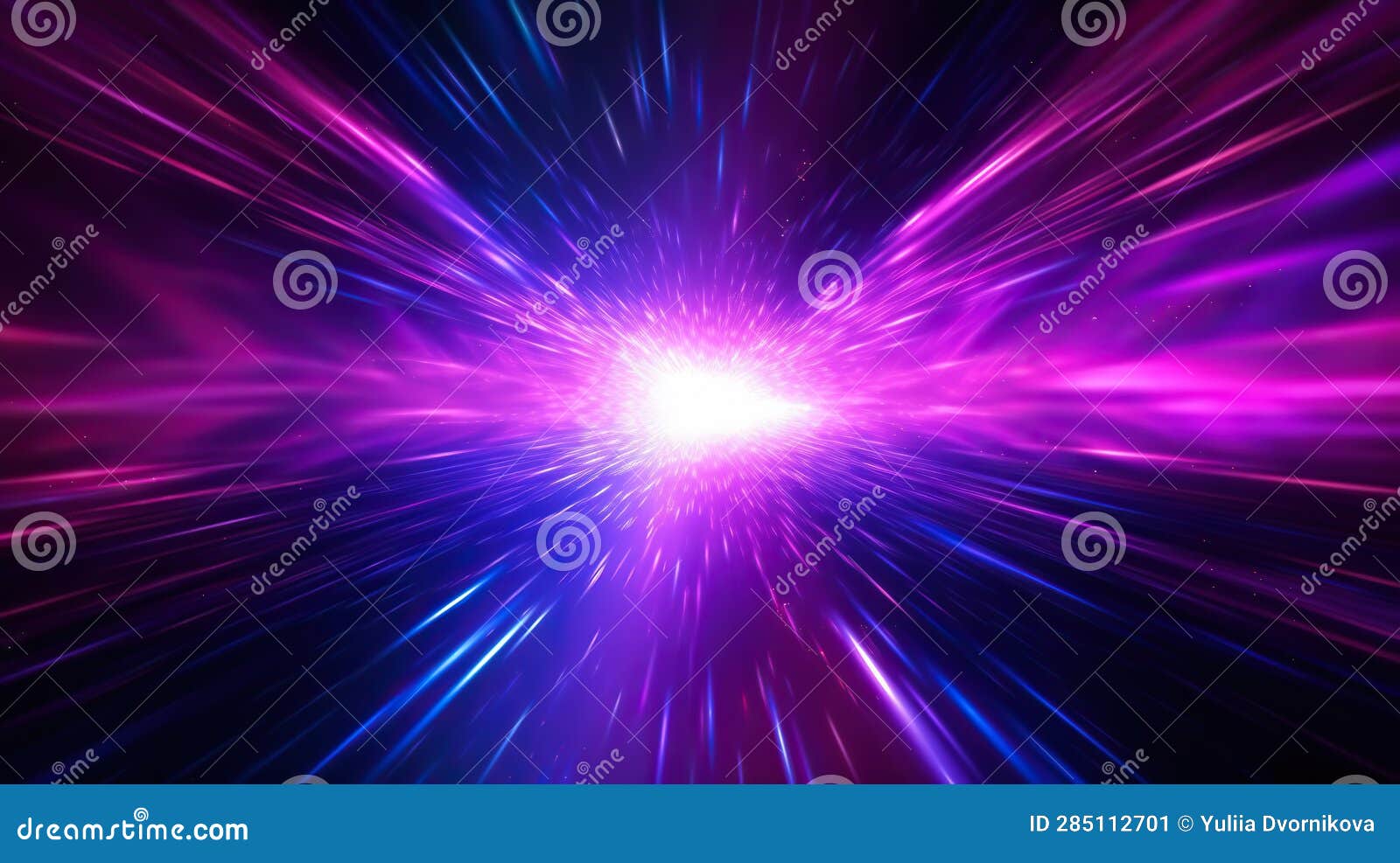 Lightspeed Travel Background. Galaxy and Cosmos Exploration Stock Image ...
