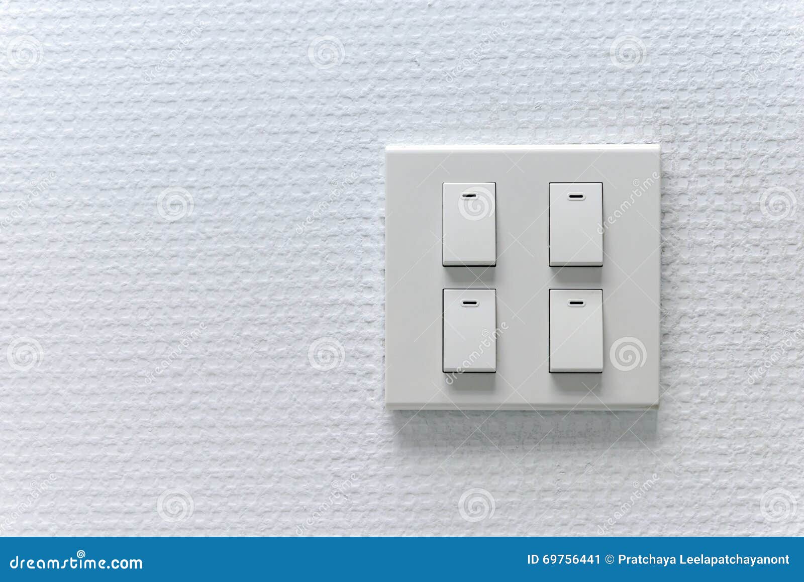 Lightswitch on the wall stock image. Image of lightswitch - 69756441