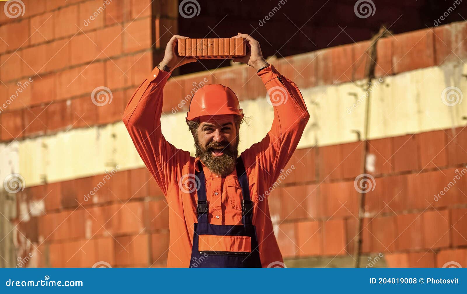 Lightweight Brick Made from Expanded Clay Aggregate. Element in Masonry ...