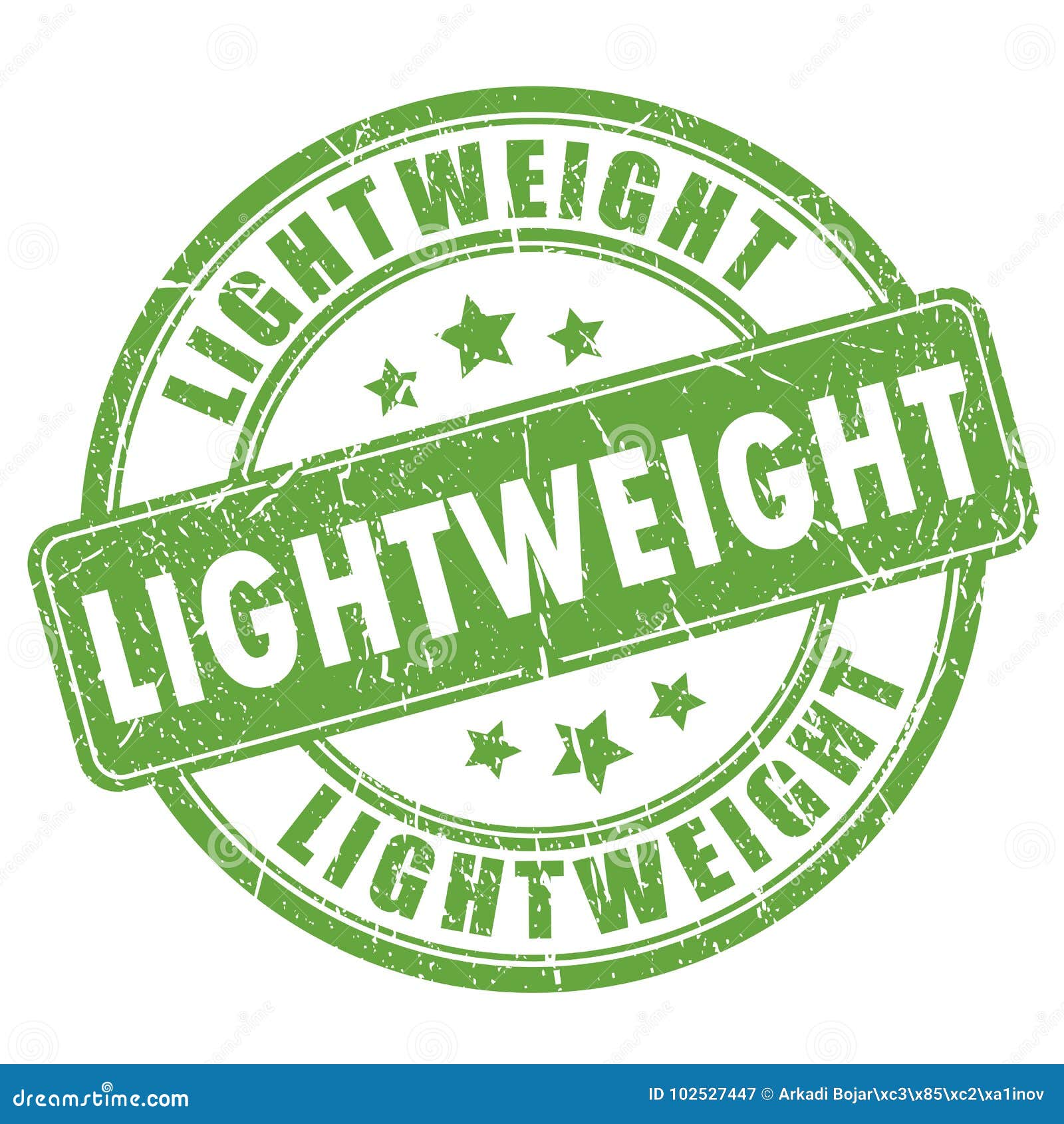 Lightweight Round Vector Stamp Stock Vector - Illustration of product ...