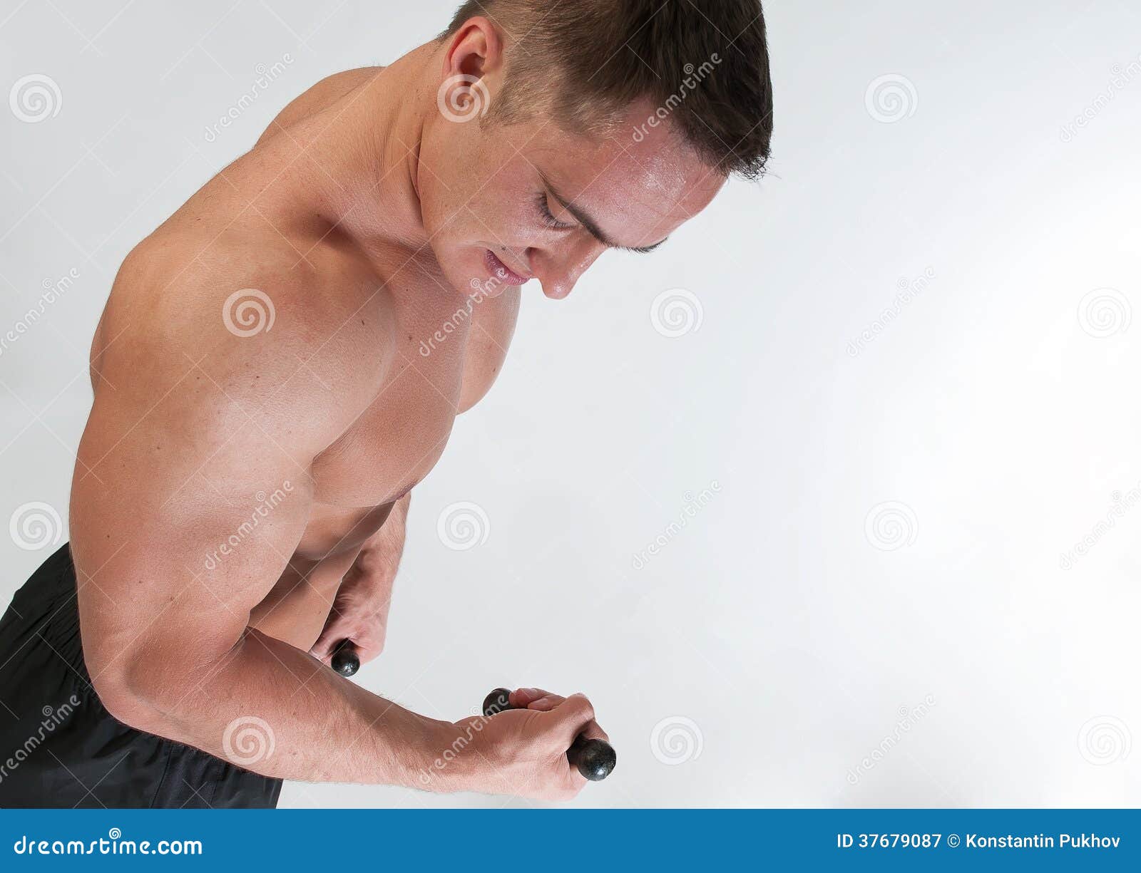 Lightweight stock image. Image of healthy, chest, shirtless - 37679087