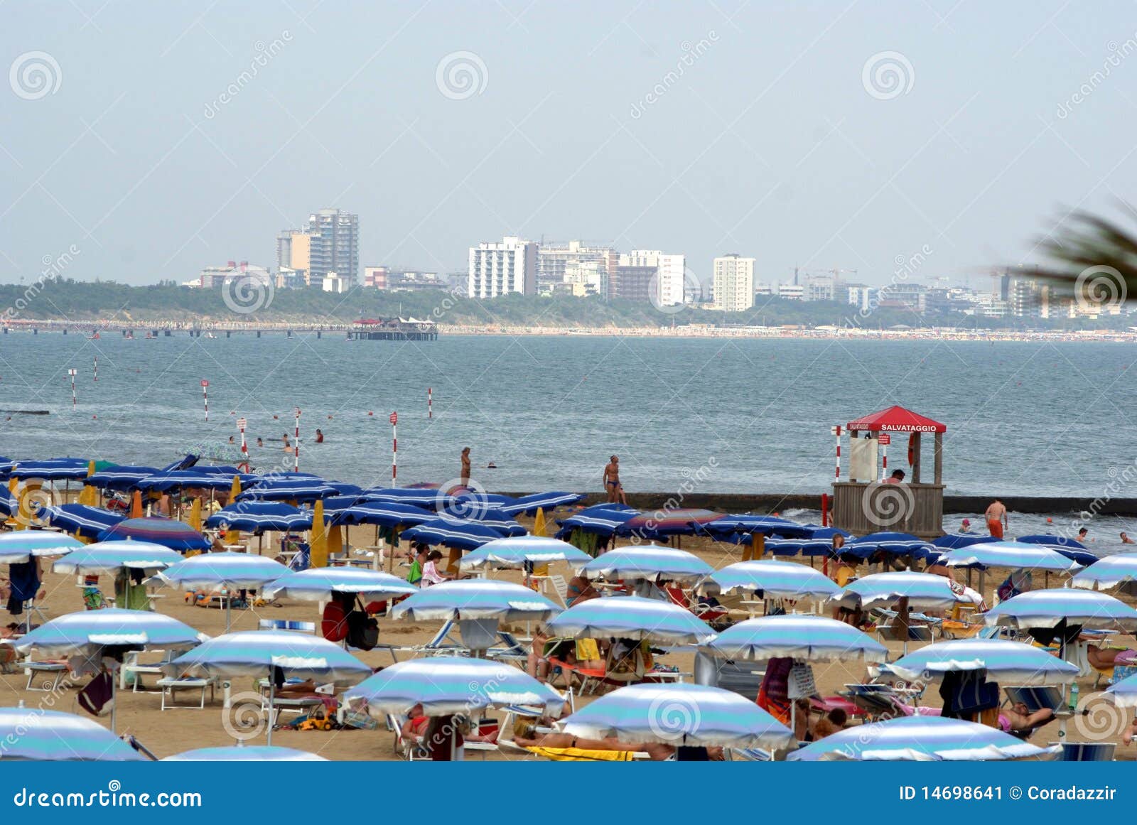 Lignano Pineta stock image. Image of beach, lignano, water - 14698641