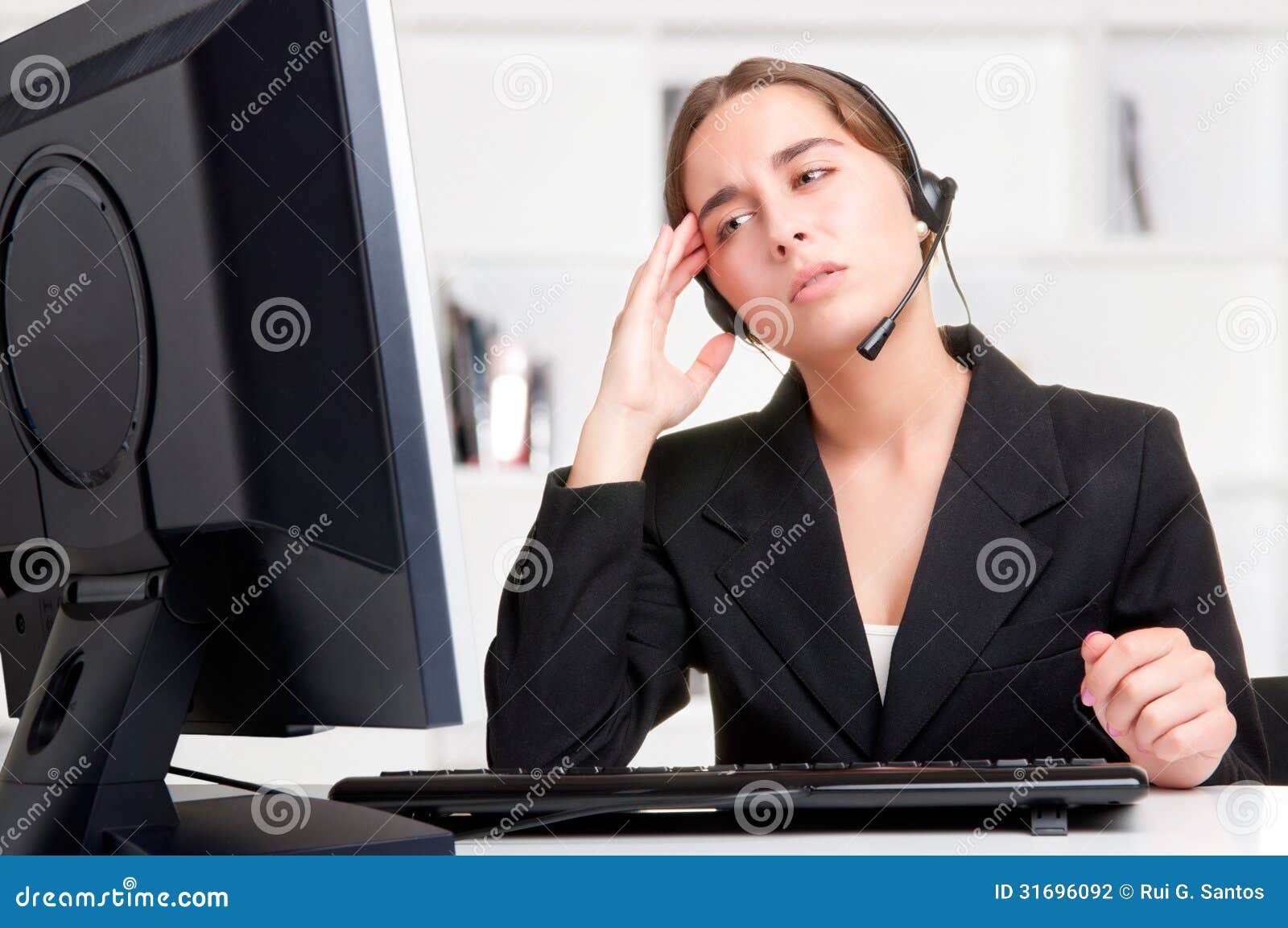 Ligne d'aide photo stock. Image du affaires, opérateur - 31696092