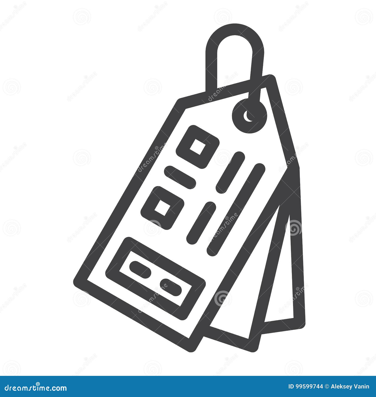 Ligne De Prix à Payer Icône Illustration de Vecteur - Illustration du ...