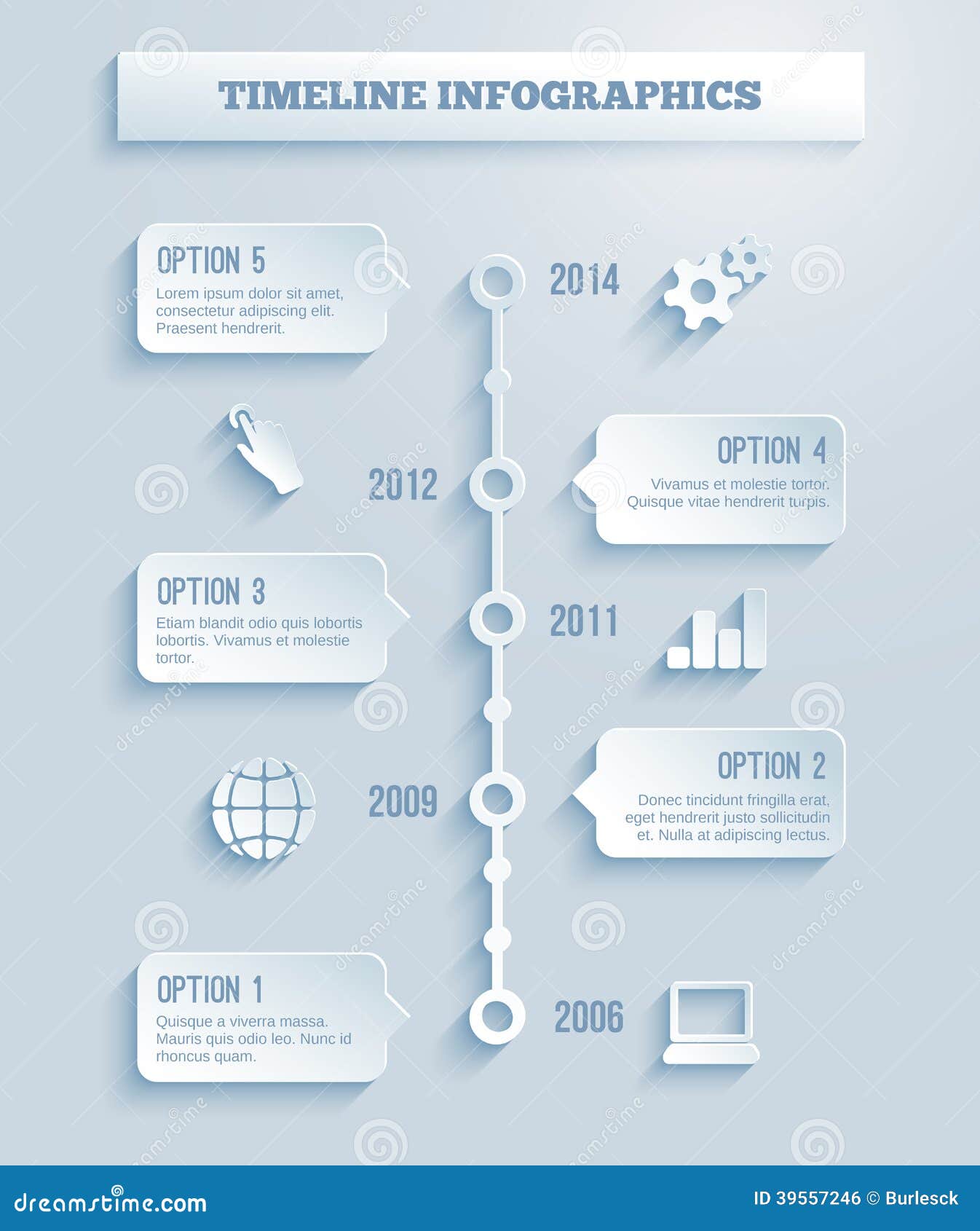 Ligne De Temps Infographics Illustration de Vecteur - Illustration du ...
