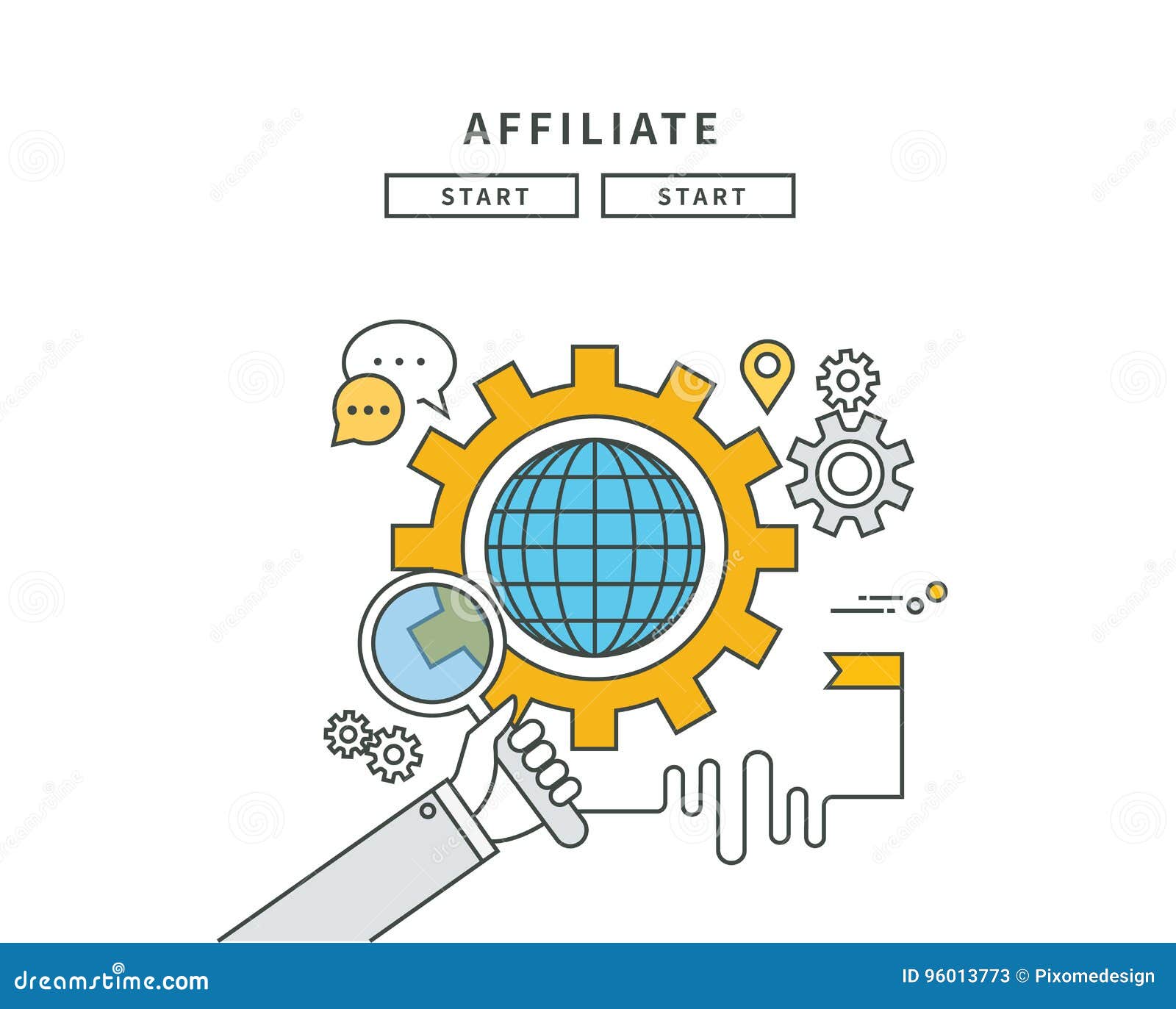 Ligne Simple Conception Plate De La Filiale, Illustration Moderne ...