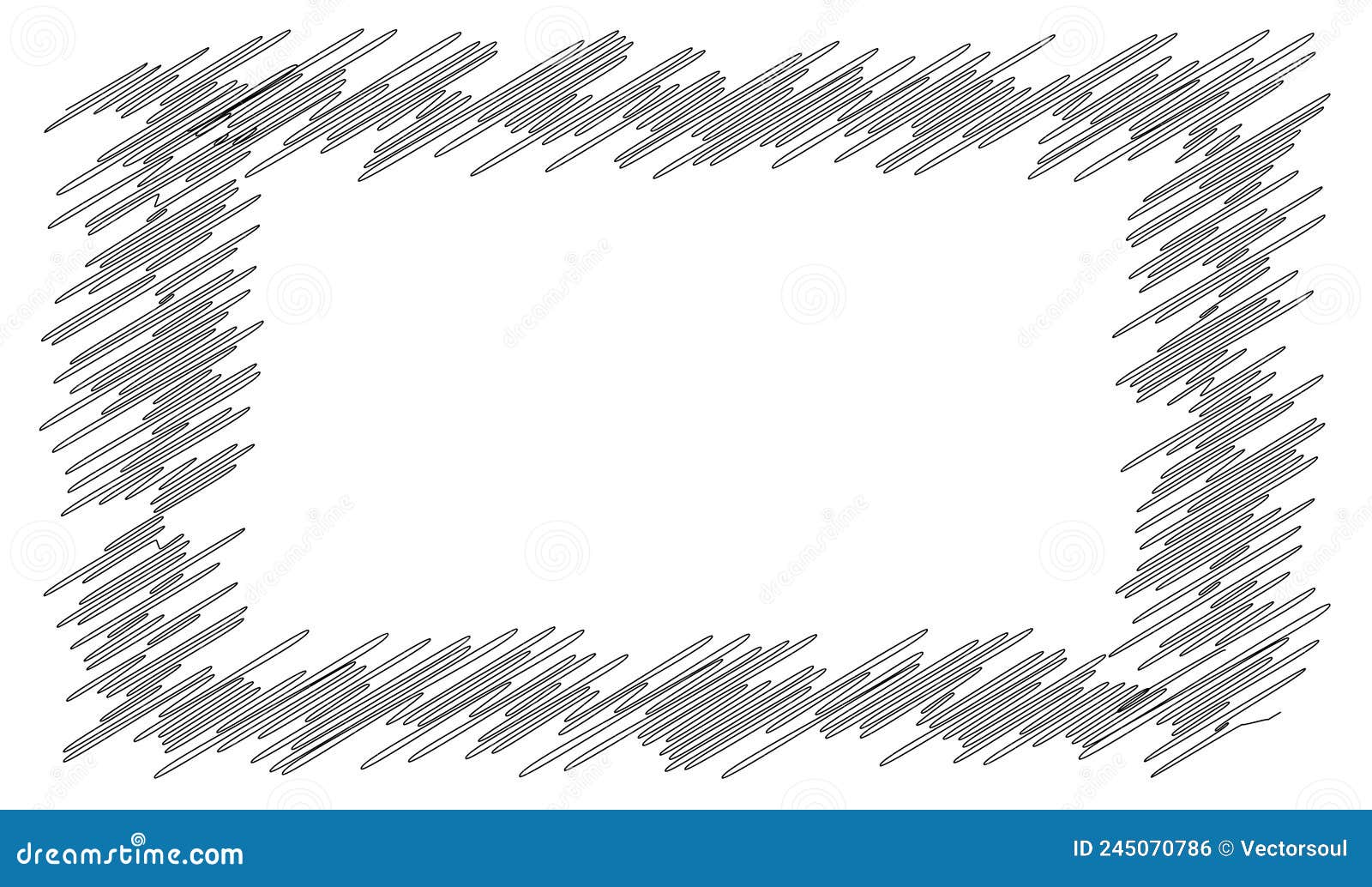 Lignes D'esquisse De Script Plan Rectangle. Zigzag Croustillant Lignes ...