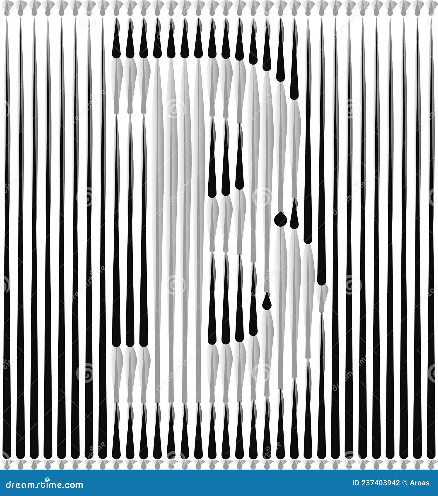 Lignes Formant Lettre Logo Lettre De Design Illustration de Vecteur ...