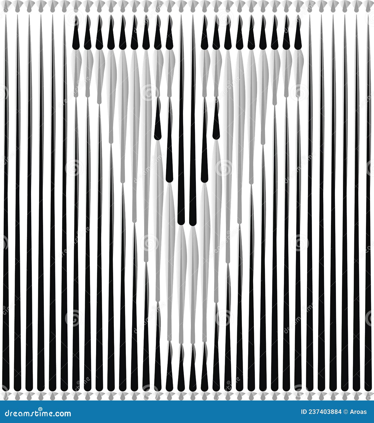 Lignes formant lettre logo illustration de vecteur. Illustration du ...